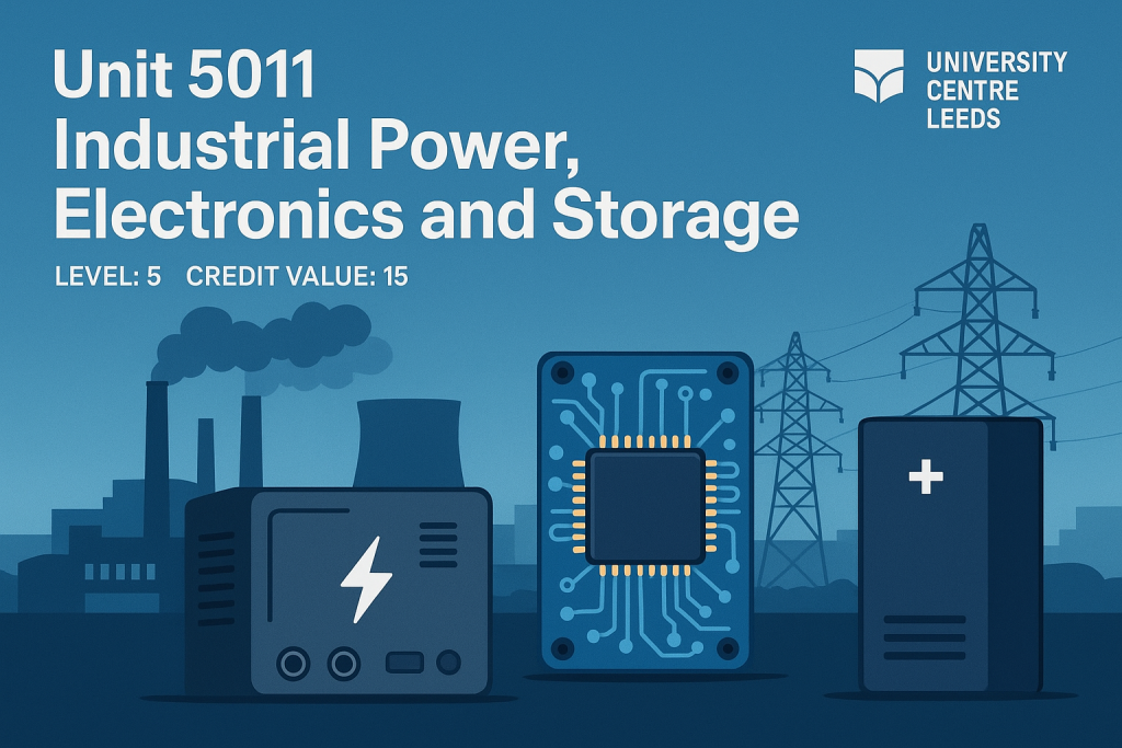 Unit 5011 Industrial Power Electronics and Storage Assignment